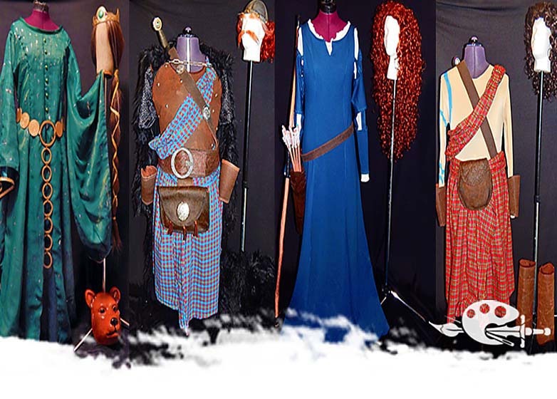 Brave Costumes for Four